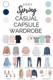 16 Spring Capsule Wardrobes » Lady Decluttered