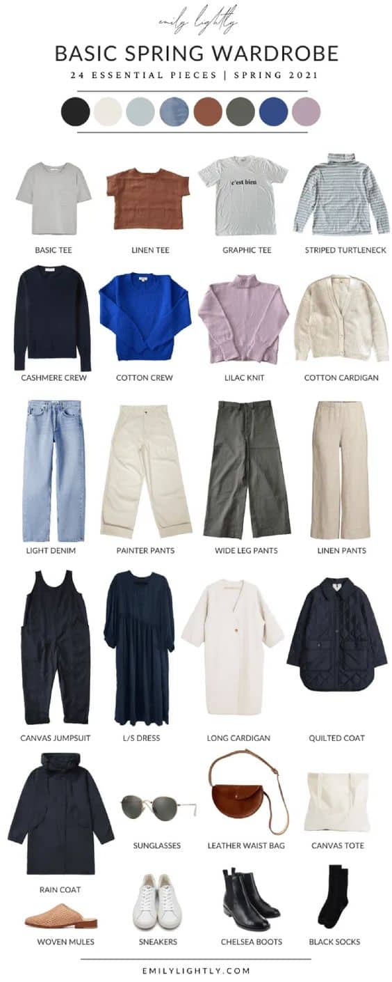 16 Spring Capsule Wardrobes » Lady Decluttered