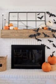 31 Spooky Halloween Fireplace Mantels » Lady Decluttered
