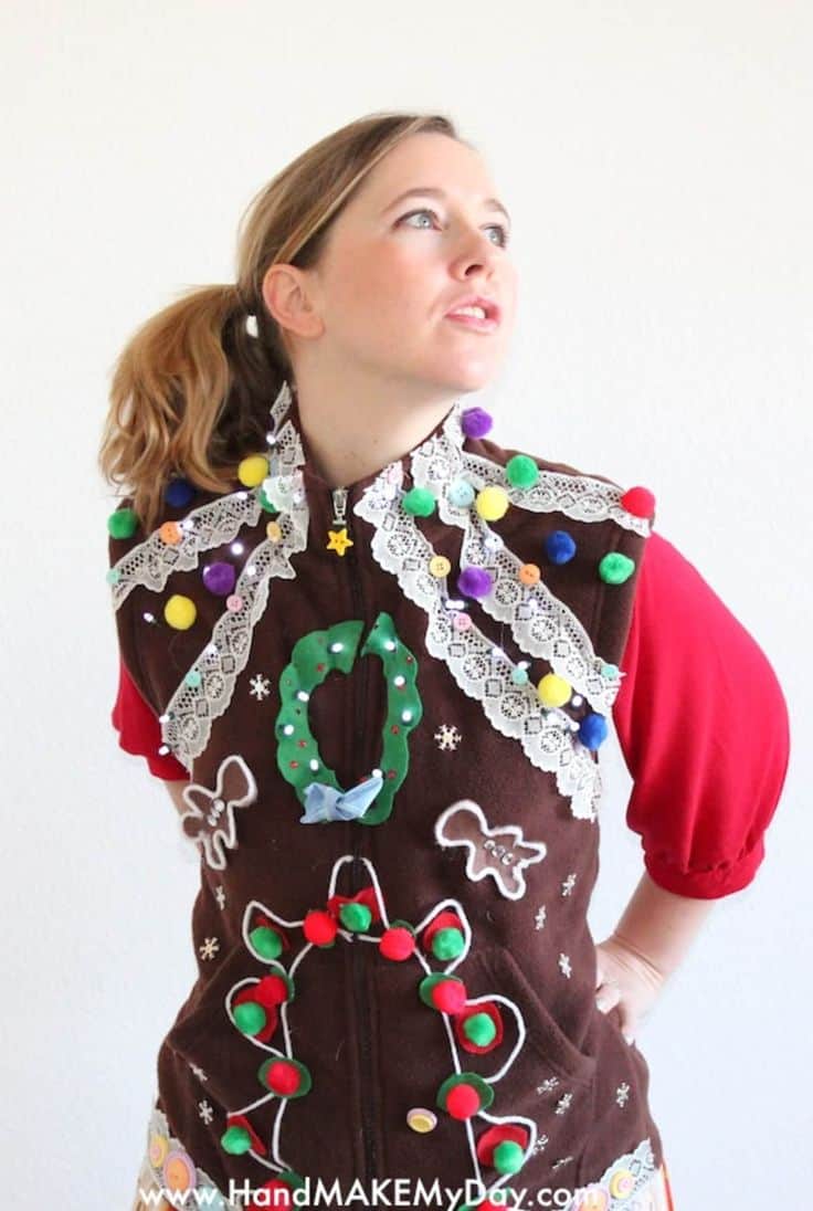 25 DIY Ugly Christmas Sweater Ideas » Lady Decluttered