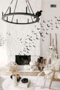 31 Spooky Halloween Fireplace Mantels » Lady Decluttered