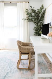 18 Cozy Neutral Home Office Decor Ideas » Lady Decluttered