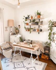 20 Beautiful Boho Office Decor Ideas » Lady Decluttered
