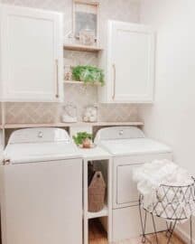 20 Neutral Laundry Room Decor Ideas » Lady Decluttered