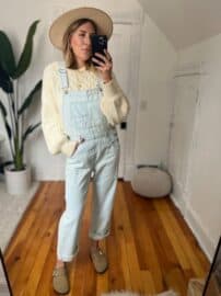 20 Spring Outfit Ideas with Overalls » Lady Decluttered