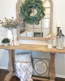 16 Easter Home Entryway Table Decor Ideas » Lady Decluttered
