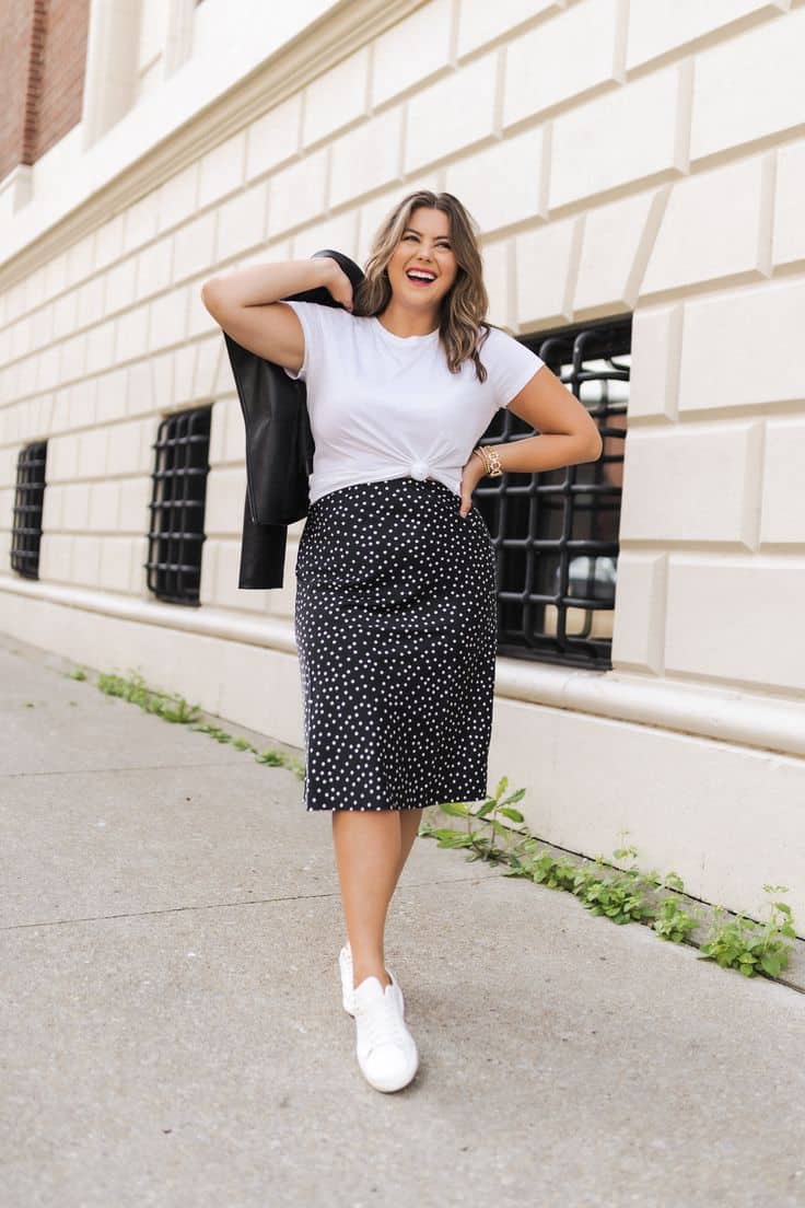 30 Simple Spring Outfits with Skirts » Lady Decluttered