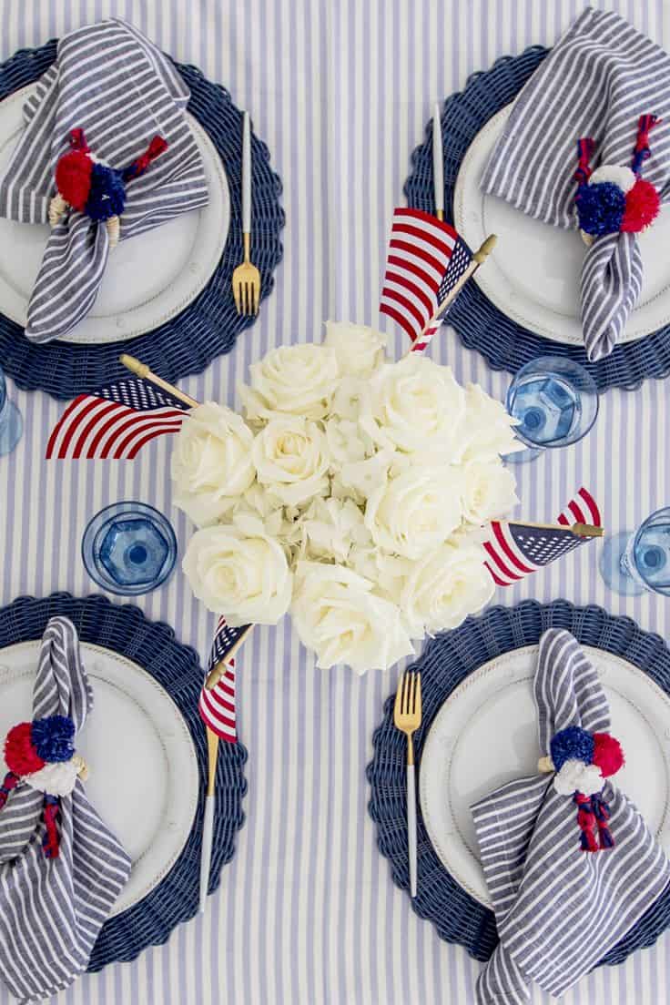 20 Beautiful 4th of July Table Settings » Lady Decluttered