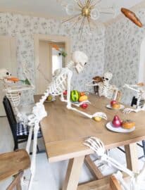 20 Indoor Halloween Skeleton Poses » Lady Decluttered