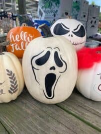 31 Scary Halloween Painted Pumpkin Ideas » Lady Decluttered