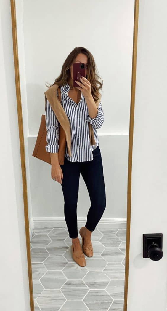 22 Simple Fall Outfit Ideas for Work » Lady Decluttered