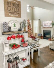 25 Christmas Coffee Station Styling Ideas » Lady Decluttered