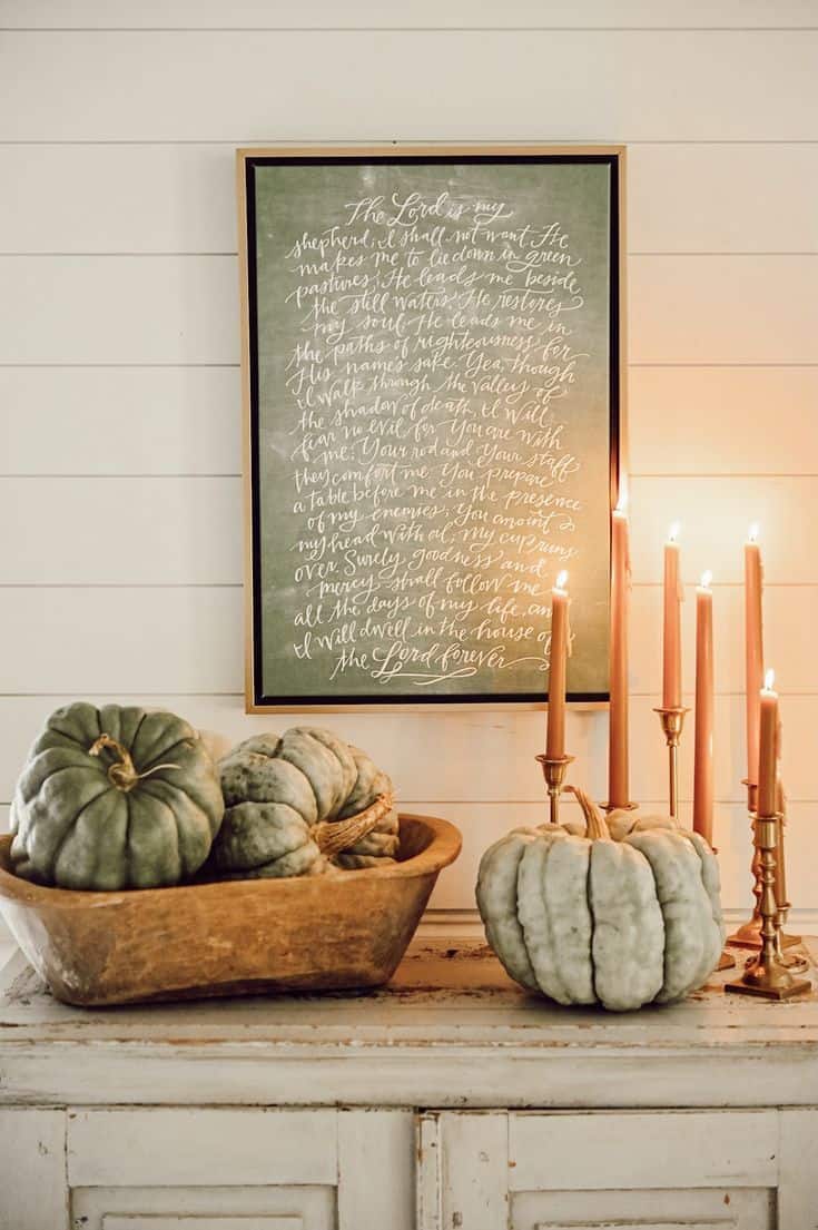 22 Green Fall Home Decor Ideas » Lady Decluttered