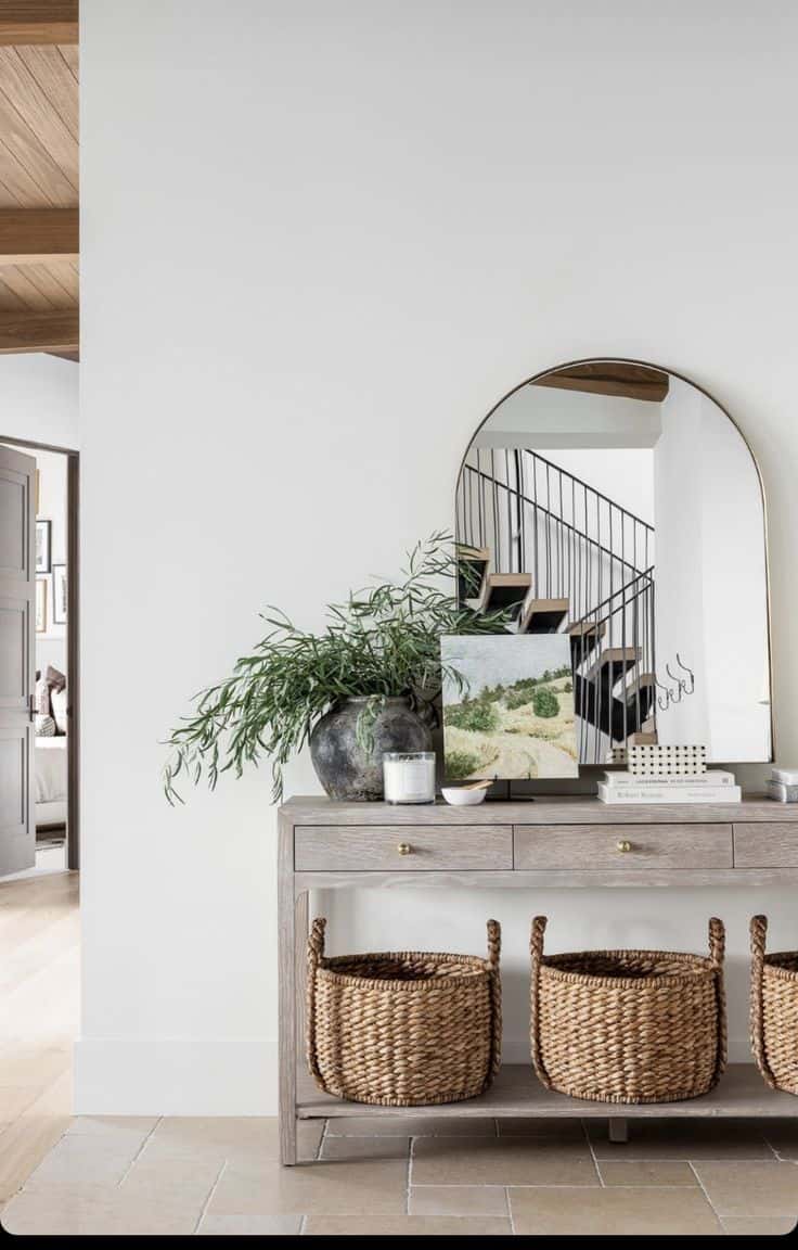 18 Transitional Home Entryway Decor Ideas » Lady Decluttered