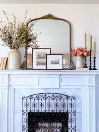 18 Transitional Fireplace Mantel Decor Ideas » Lady Decluttered