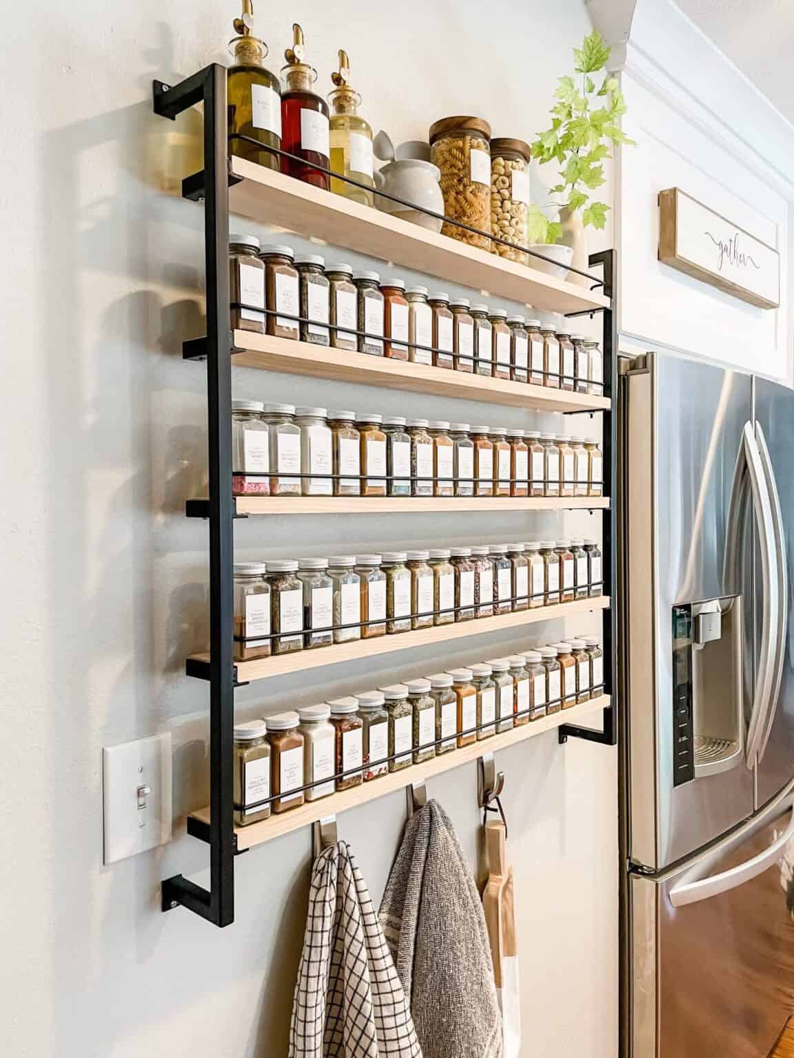 18 Spice Rack Organization Ideas » Lady Decluttered