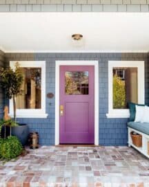 18 Perfectly Purple Front Door Ideas » Lady Decluttered