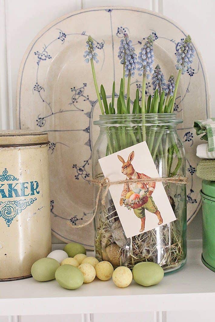 20 Cottage Core Easter Decor Ideas » Lady Decluttered