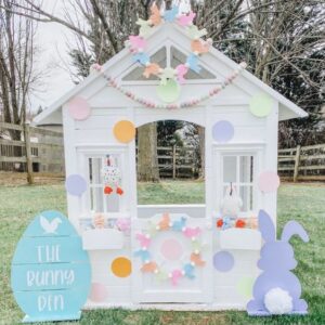 14 Festive Easter Playhouse Decor for Kids » Lady Decluttered