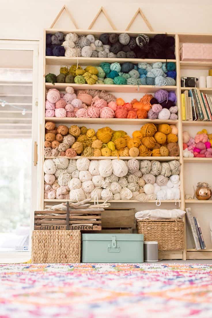 22 Yarn and Knitting Supply Organization Ideas » Lady Decluttered