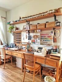 20 Boho Inspired Craft Room Decor Ideas » Lady Decluttered