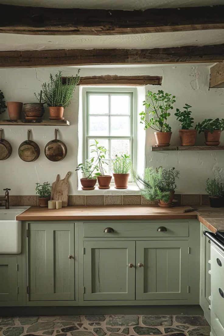 22 Cottage Core Kitchen Decor Ideas » Lady Decluttered