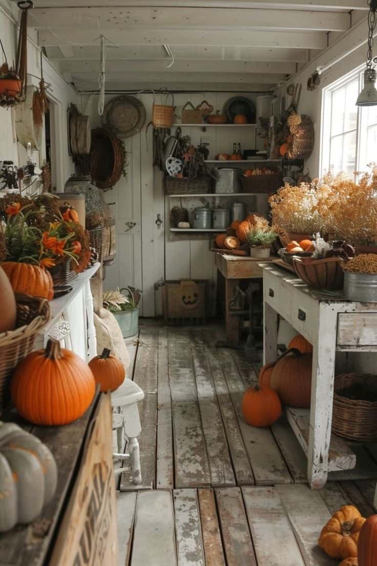 30 Fall Cottage Core Decor Ideas » Lady Decluttered