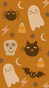 31 Neutral Halloween Phone Wallpapers » Lady Decluttered