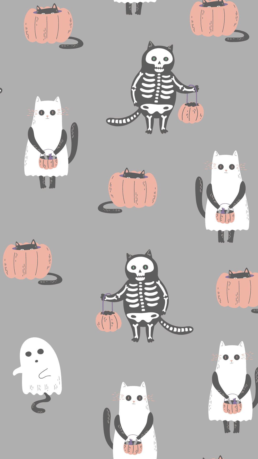 31 Neutral Halloween Phone Wallpapers » Lady Decluttered