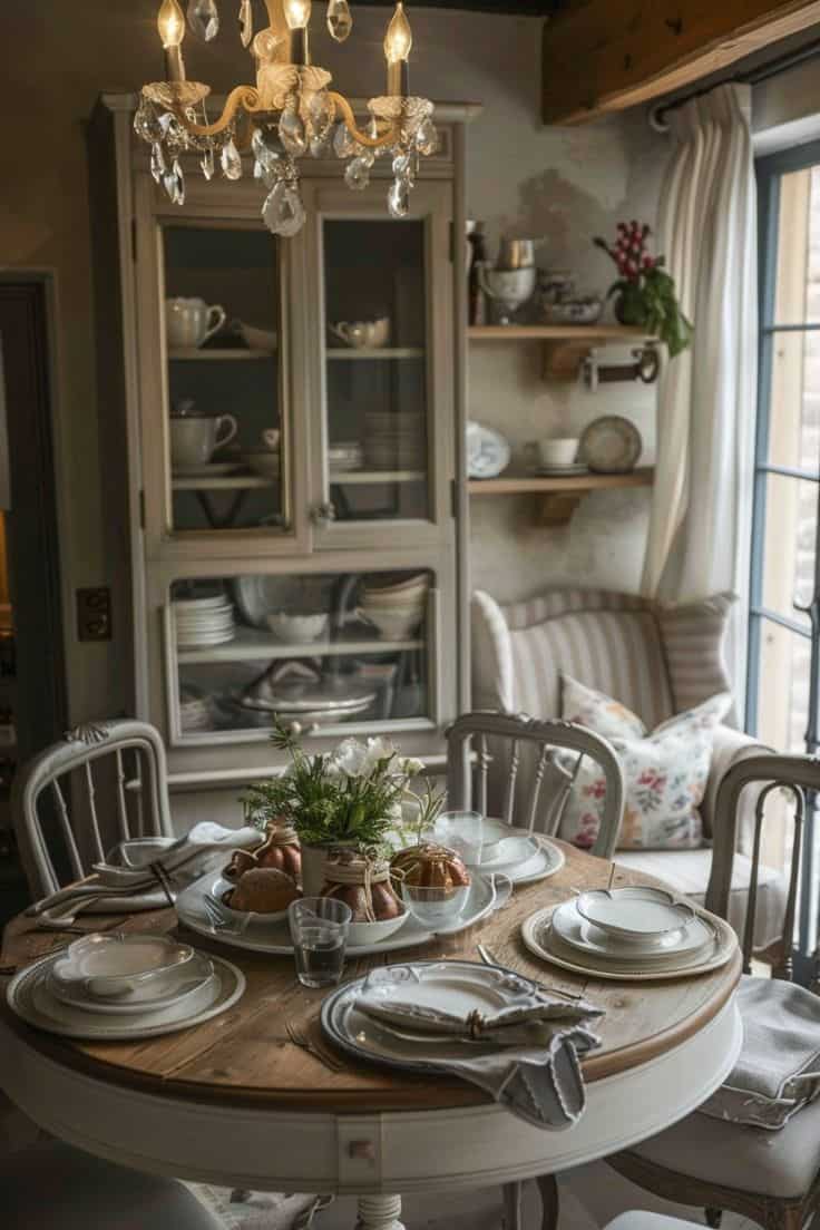 20 Cottage Core Dining Room Ideas » Lady Decluttered