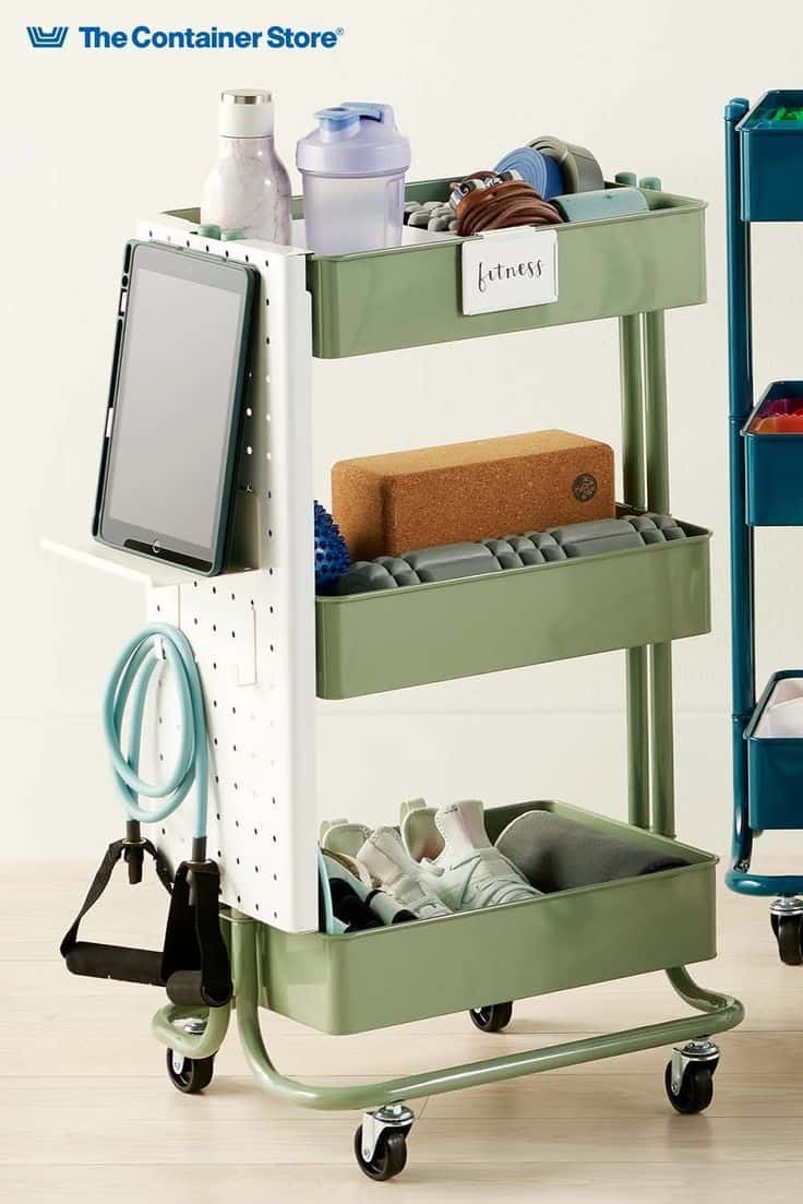 22 Rolling Tiered Cart Organization Ideas » Lady Decluttered