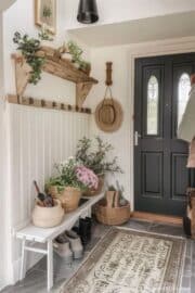 18 Cottage Core Home Entryway Ideas » Lady Decluttered