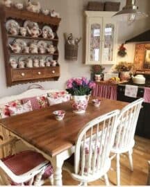 20 Cottage Core Dining Room Ideas » Lady Decluttered