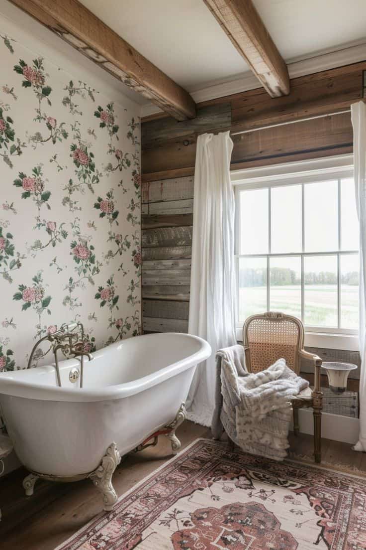 14 Cottage Core Bathroom Decor Ideas » Lady Decluttered