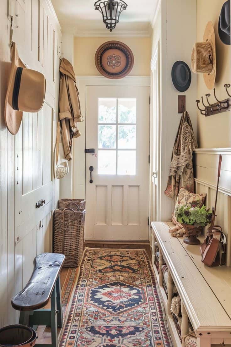 18 Cottage Core Home Entryway Ideas » Lady Decluttered
