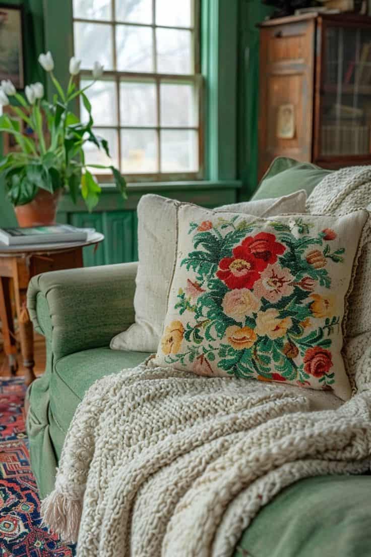 20 Cozy Cottage Core Living Room Decor Ideas » Lady Decluttered