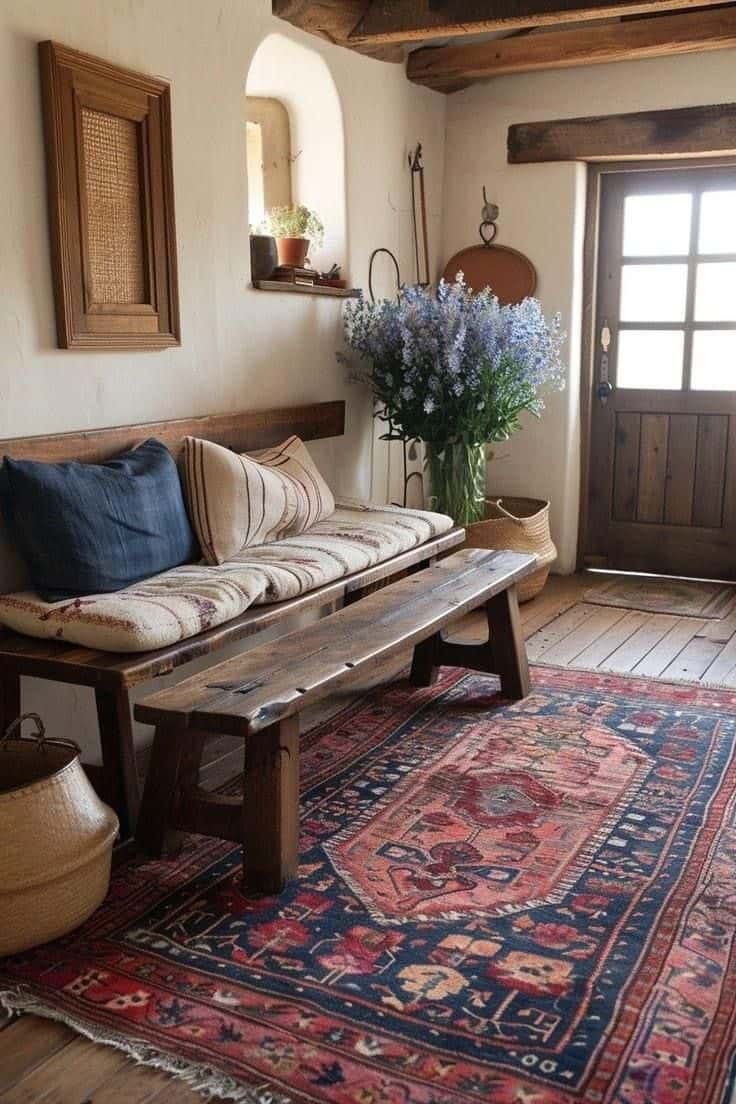18 Cottage Core Home Entryway Ideas » Lady Decluttered