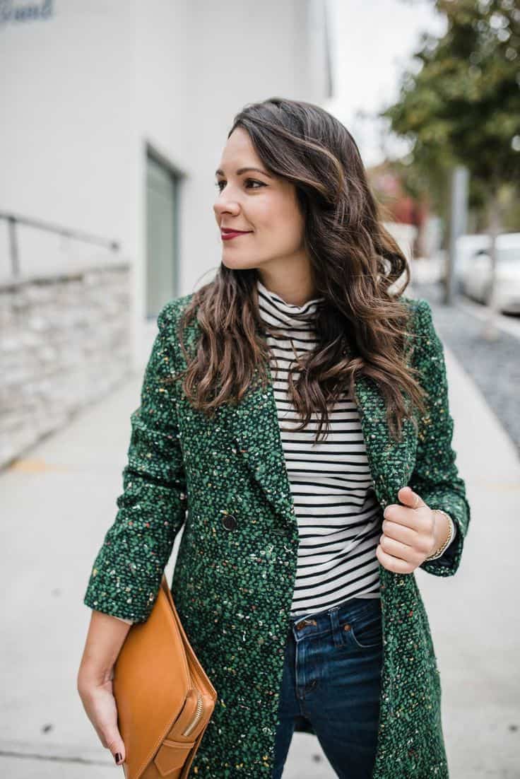 18 Simple Fall Outfit Ideas with Green » Lady Decluttered