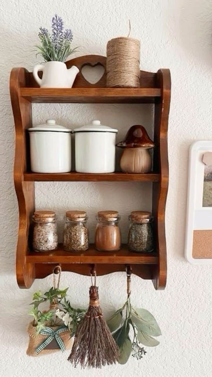 14 Cottage Core Shelf Decorating Ideas » Lady Decluttered
