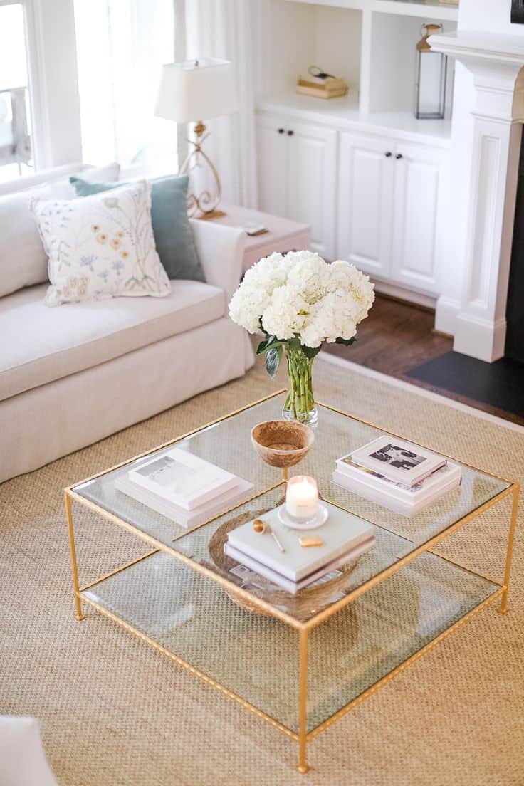 22 Coffee Table Styling Ideas » Lady Decluttered
