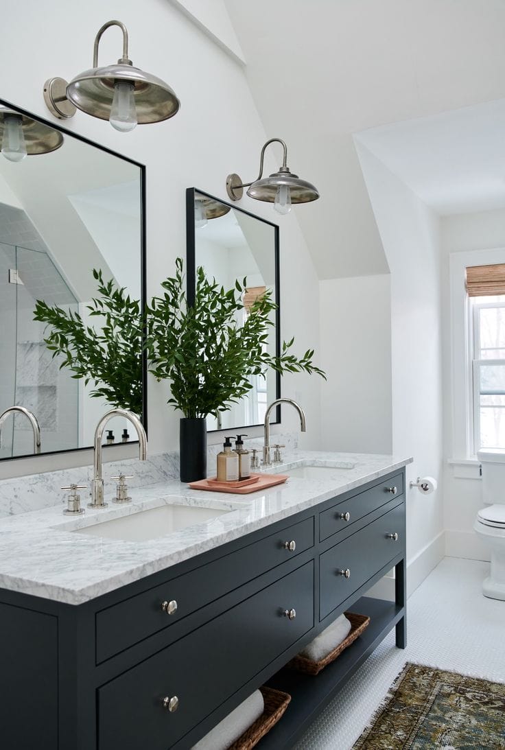 20 Bathroom Countertop Styling Ideas » Lady Decluttered