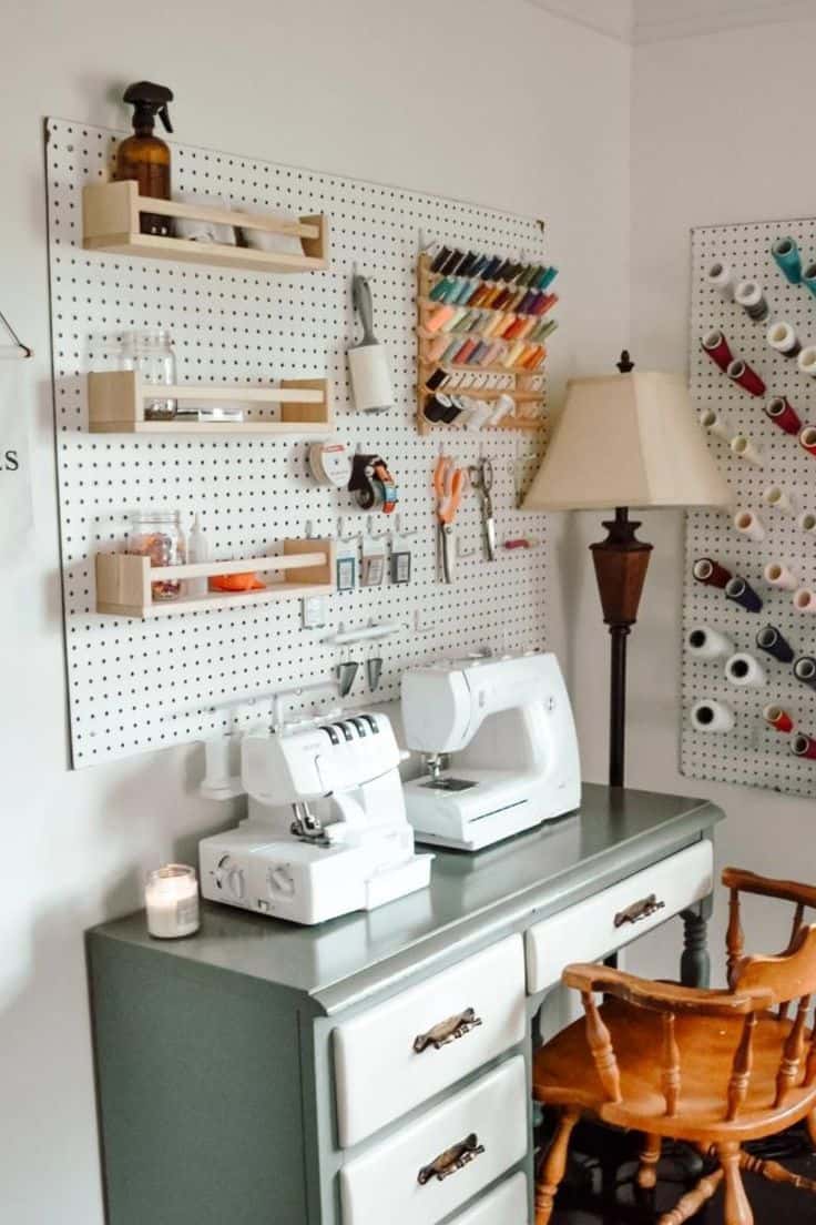 18 Brilliant Sewing Organization Ideas » Lady Decluttered
