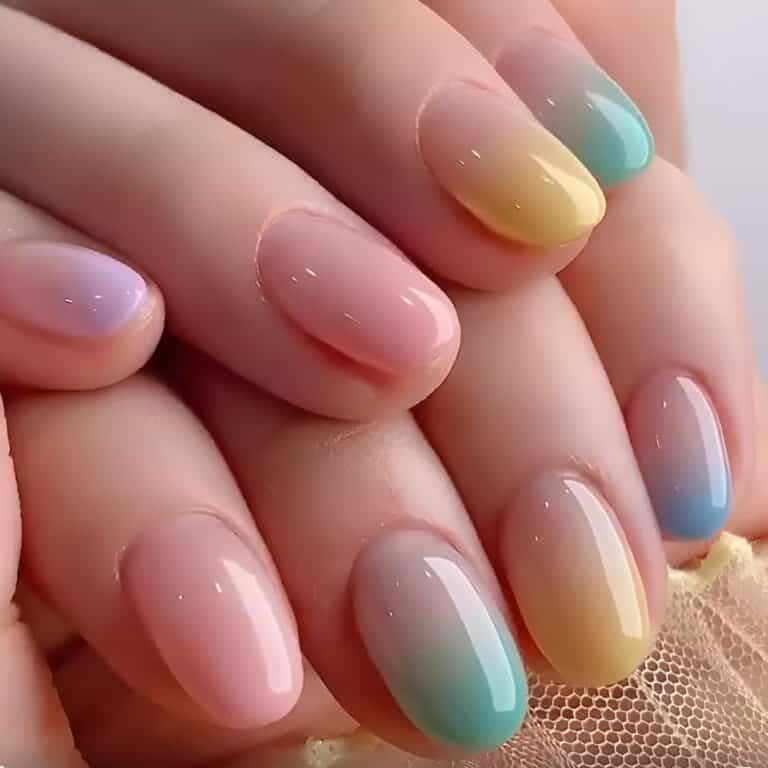 20 Simple Spring Nail Designs » Lady Decluttered