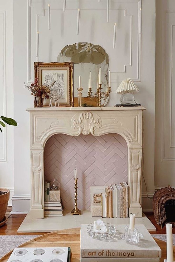 24 Stunning Fireplace Mantle Styling Ideas » Lady Decluttered