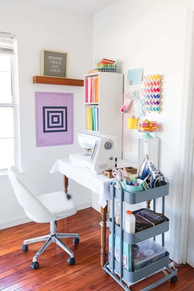 18 Brilliant Sewing Organization Ideas » Lady Decluttered
