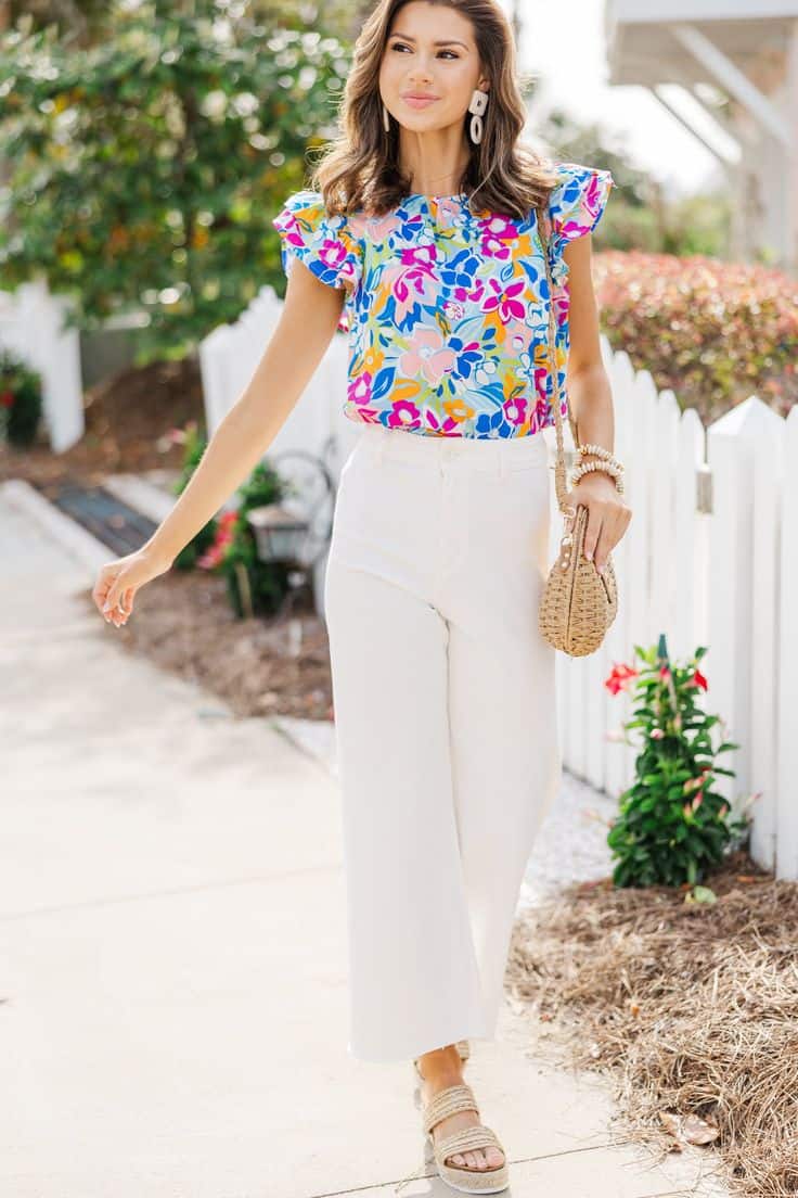 22 Floral Spring Outfit Ideas for Women » Lady Decluttered