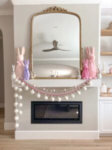 16 Easter Fireplace Mantel Decor Ideas » Lady Decluttered