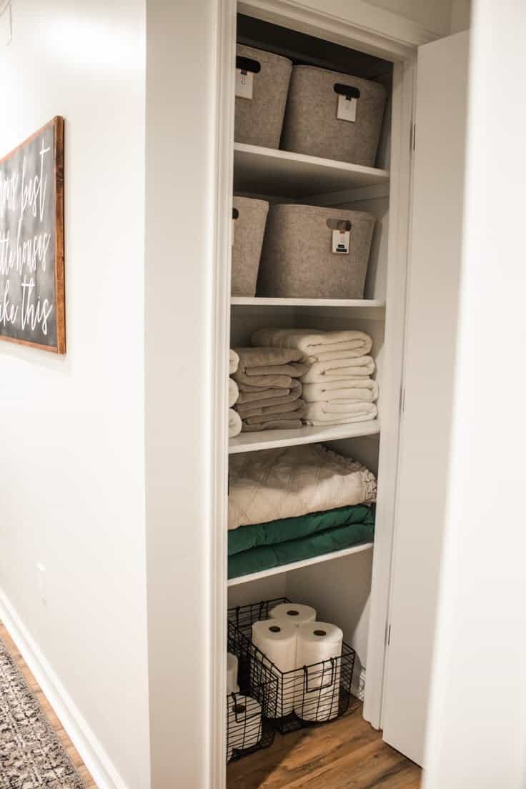 16 Hall Closet Organization Ideas » Lady Decluttered