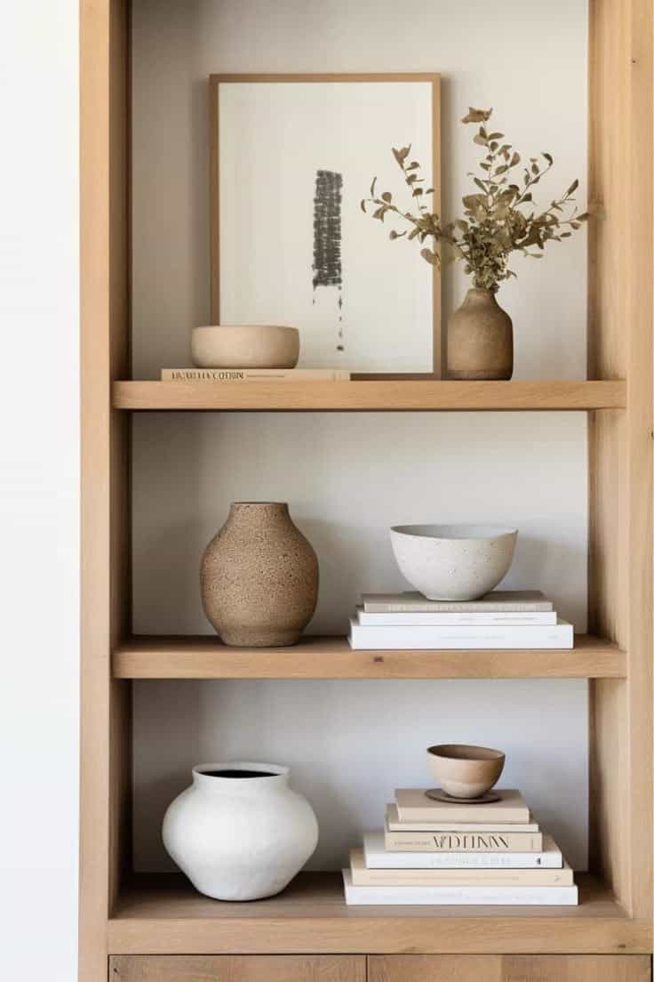 18 Minimalist Shelf Styling Ideas » Lady Decluttered