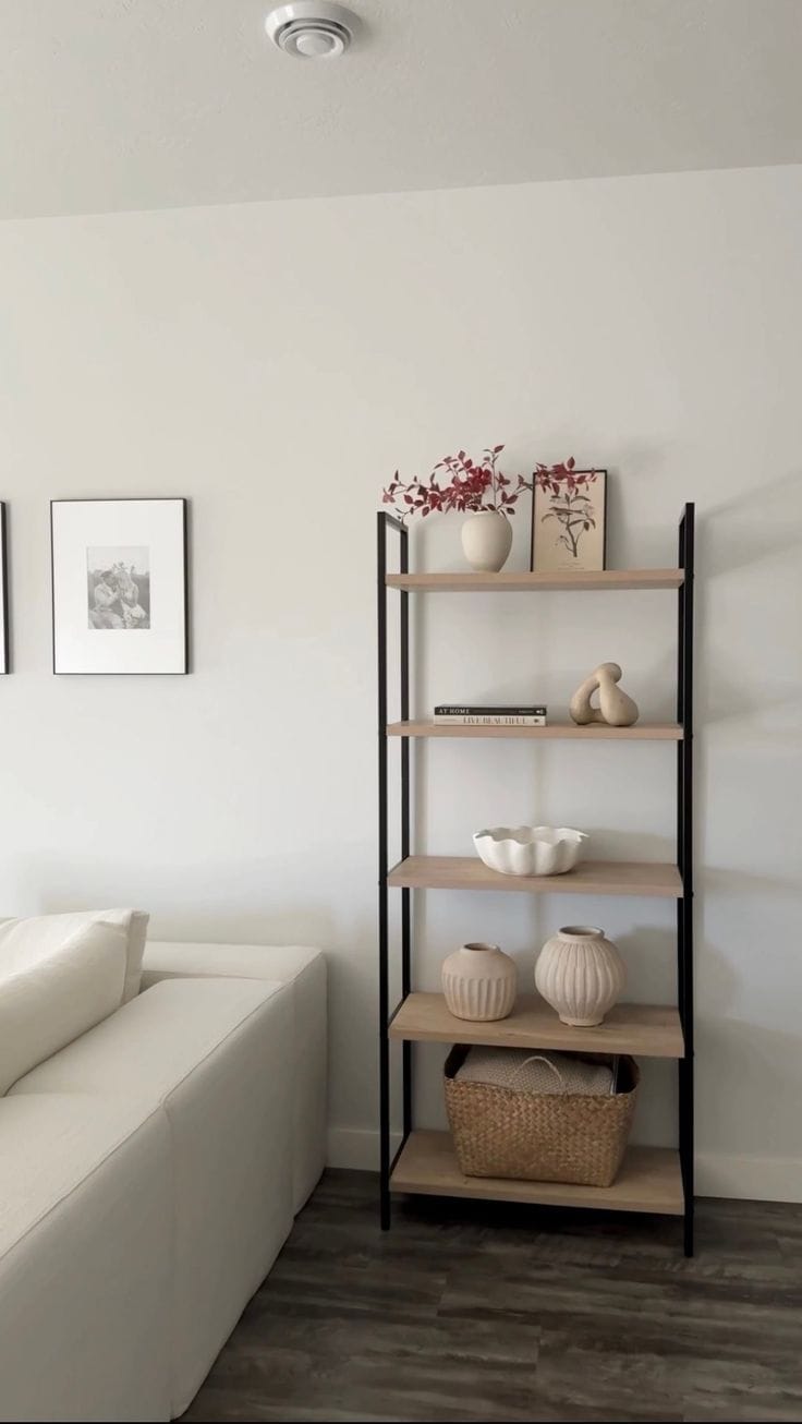 18 Minimalist Shelf Styling Ideas » Lady Decluttered
